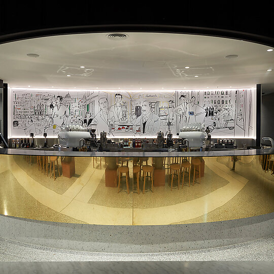 Brunetti Flinders Lane by Technē Architecture + Interior Design | Eat ...