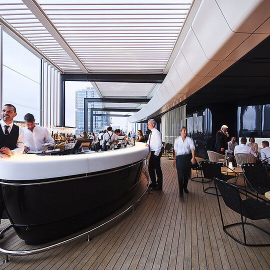 Zephyr, Hyatt Regency Sydney by Bates Smart | Eat Drink Design Awards