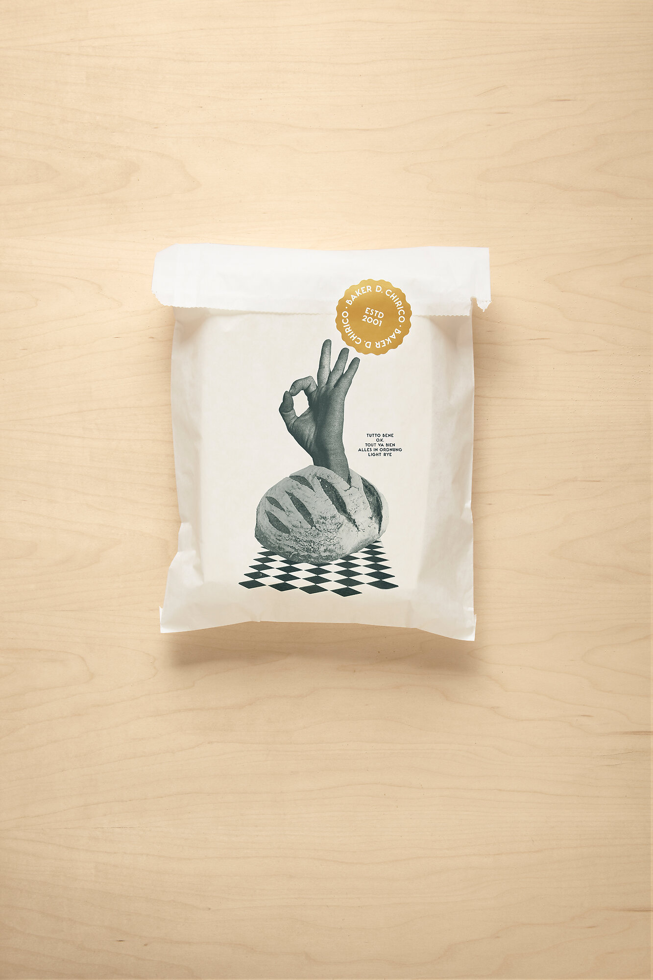 Baker D. Chirico Identity by Fabio Ongarato Design | Eat Drink Design ...